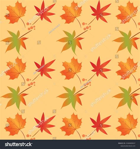 Falling Leaf Pattern Design Drawing Stock Vector Royalty Free 2168409937 Shutterstock