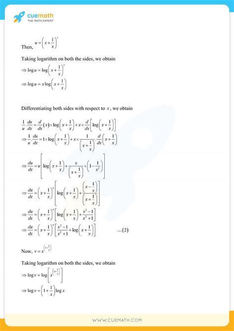 ncert solutions for class 12 maths chapter 5 exercise 5 5 download