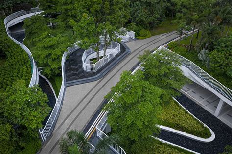 惠州金融街海世界三期 现代 住宅景观 鸟瞰 植物 台阶 花池 草坪 水景 铺装 雕塑 灯具 SED新西林景观国际拥有国家高新技术企业资质