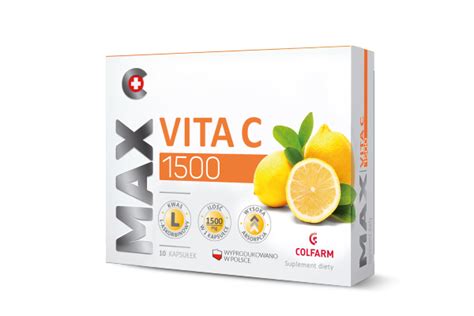 Max Vita C 1500 Kaps 10 Apteka Leki I Suplementy OdpornoŚĆ