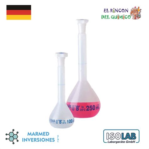 Fiola De Plastico Aforada De 1000 Ml Cod 01403901 Isolab