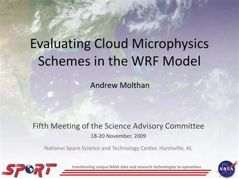 Ppt Evaluating Cloud Microphysics Schemes In The Wrf Model Powerpoint Presentation Id6501279