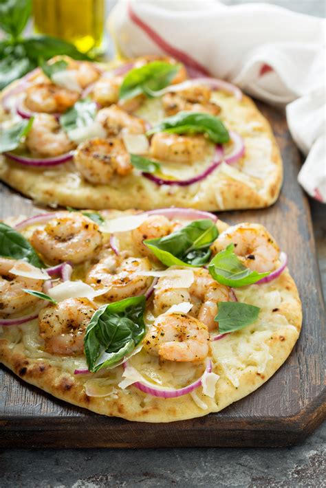 Shrimp Flatbread Easy Recipe Eating With Erica