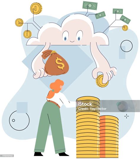 성공적인 자금 투자를 계획하고 있는 여성 기업 예산 계산 재무 데이터 분석 가방에 대한 스톡 벡터 아트 및 기타 이미지 가방 개념 경제 Istock