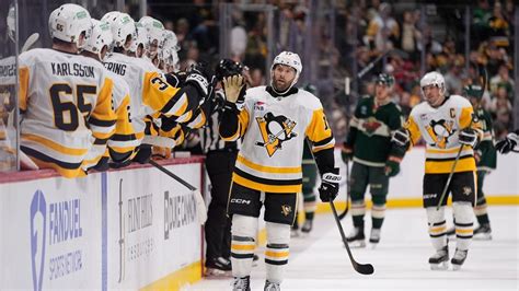 Rust Has A Goal And An Assist As Penguins Win 4 1 To Send Wild To Fifth