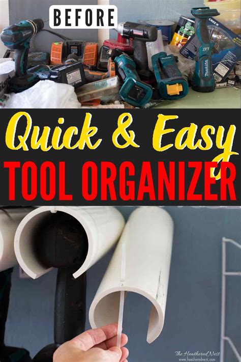 Tool Organizer Quick Easy DIY To Organize Power Tools