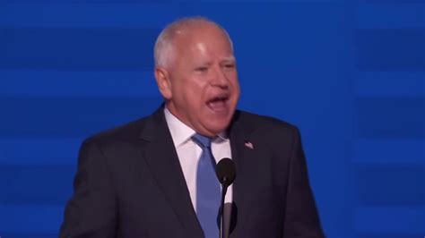 Walz Accepts Vp Nomination Fires Up Crowd At Dnc