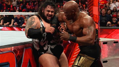Bobby Lashley Brawls With Bronson Reed Following A Double Count Out