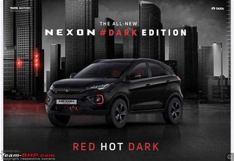 Tata Teases Red Dark Editions Of Nexon Harrier And Safari Update