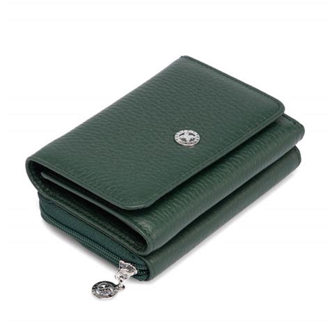 Компактно дамско портмоне с външен джоб за монети Онлайн магазин Tergan Bg Портфейли чанти