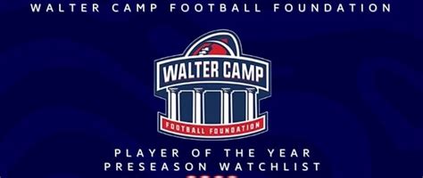 Forty Five Players Named To Walter Camp 2023 Player Of Year Preseason