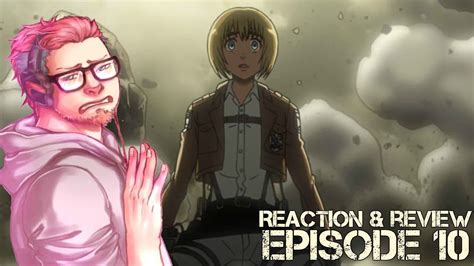 Attack On Titan Armin Speech Reaction And Review S1 Ep10 Youtube