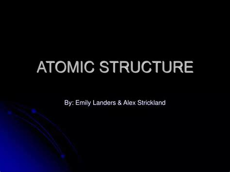 PPT ATOMIC STRUCTURE PowerPoint Presentation Free Download ID 5118746