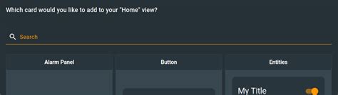 Beta Which Card Would You Like To Add To Your Home View On Browser Refresh · Issue 6526