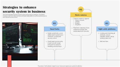 Strategies To Enhance Security System In Business Ppt Example Strategies To Enhance Security System In Business Ppt Example