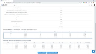 ASCE Seismic Load Calculation Example Using Equivalent Lateral Force Procedure SkyCiv