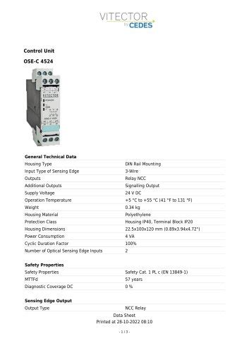 Ose C 1004 Fraba Vitector Pdf Catalogs Technical Documentation