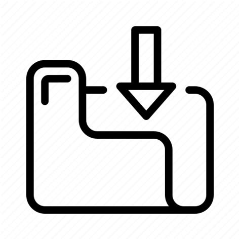 Download Computer Files Folders Down Arrow Folder Icon Download