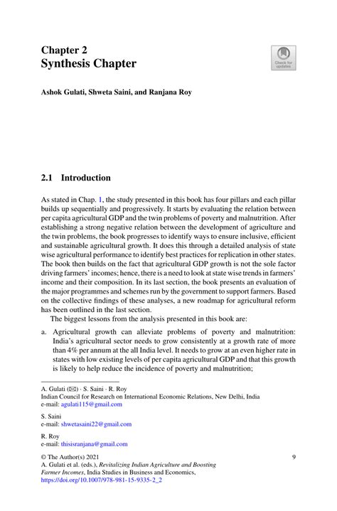 Pdf Synthesis Chapter