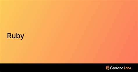 Ruby Grafana Pyroscope Documentation