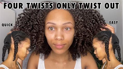 4 Twist Twist Out On Natural Hair Quick And Easy Natural Hair Styling