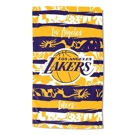 The Northwest Group Nba Lakers Cottonpolyester Blend Pocket Beach