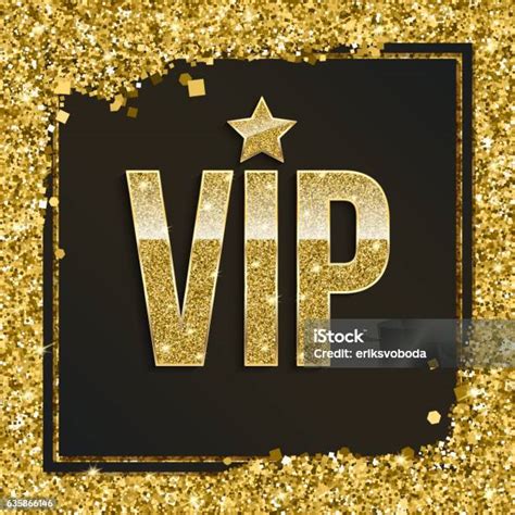 독점의 황금 상징 반짝이 레이블 Vip 개념에 대한 스톡 벡터 아트 및 기타 이미지 개념 개념과 주제 검은색 Istock
