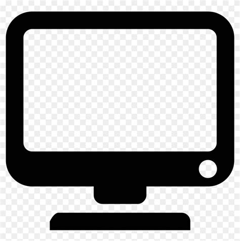 Computer Monitor Icon Vector