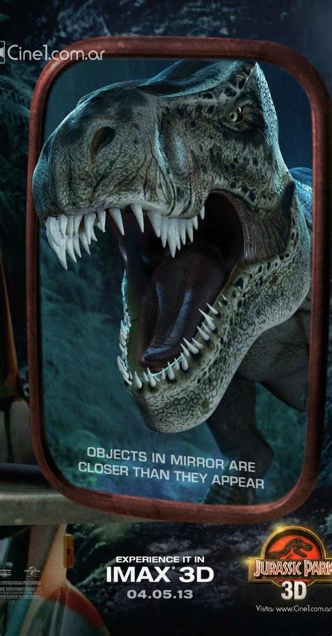 Jurassic Park 3d Poster