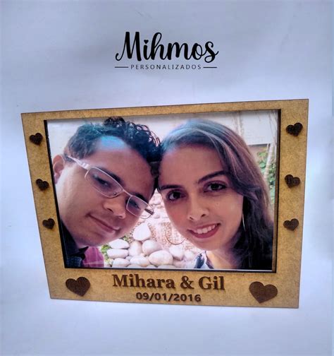 Porta Retrato Em MDF 3mm Enviamos Foto Mihmos Personalizados