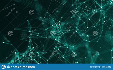Abstract Connection Dots Technology Background Stock Illustration Illustration Of Creative