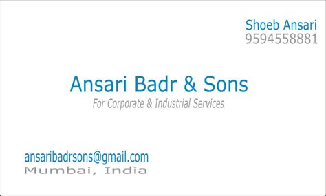 Shoeb Ansari On Linkedin For Corporates And Industries