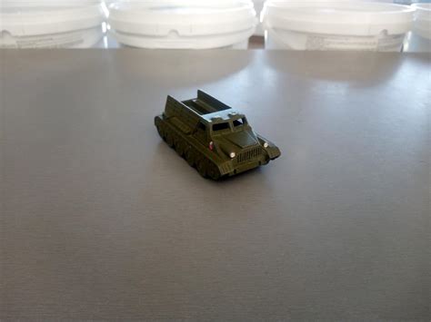 Staré Ruské kovové vojenské auto Ats 1/43 | Aukro