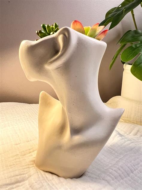 Vase Décoratif Buste Profil Femme EM Studio