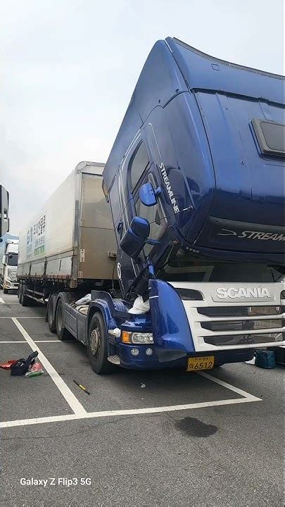 4502 트랙터 화물차 스카니아490마력 윙바디 보연 에너지 발전장치 설치차량 보연모빌리티 탄소중립실천 연료절감 출력향상 소음감소 내연기관 전기