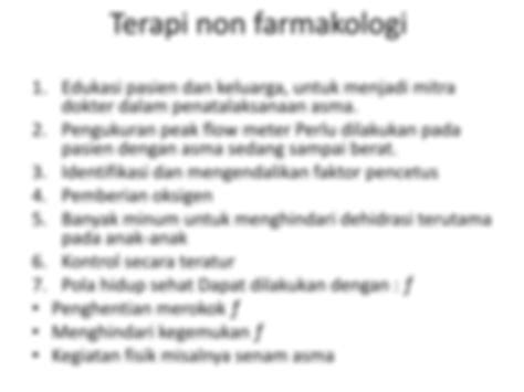 SOLUTION Algoritma Dan Terapi Non Farmakologi Asma Studypool