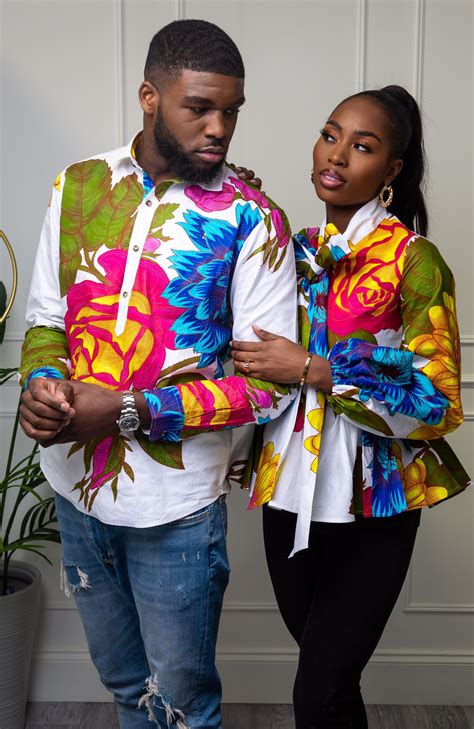 African Print Pussybow Peplum Blouse Thalia Laviye