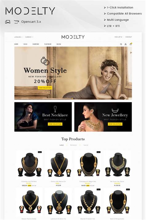 Modelty OpenCart Template Modelty OpenCart Template OpenCart