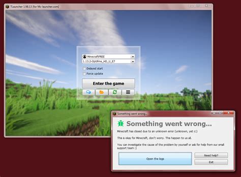 Optifine Minecraft Crashes On Start Any Solution R Minecraft