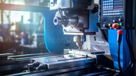 Advanced Cnc Machine Control Panel With Digital Screens Showing Complex