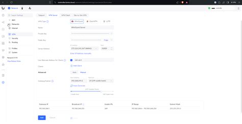 Unifi Unifinetworksetup