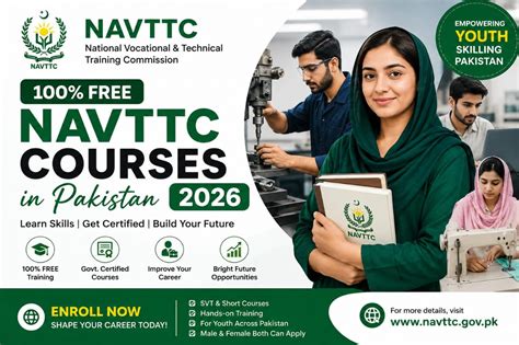 Navttc Free Courses 2026 In Pakistan Online Apply