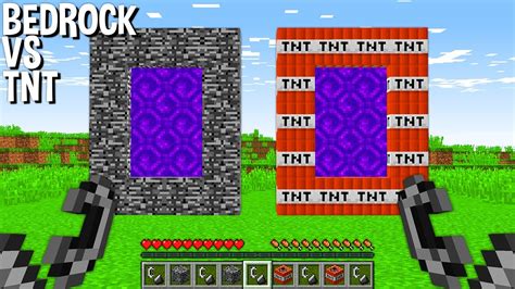 Never DONT LIGHT This BEDROCK PORTAL Vs TNT PORTAL In Minecraft NEW