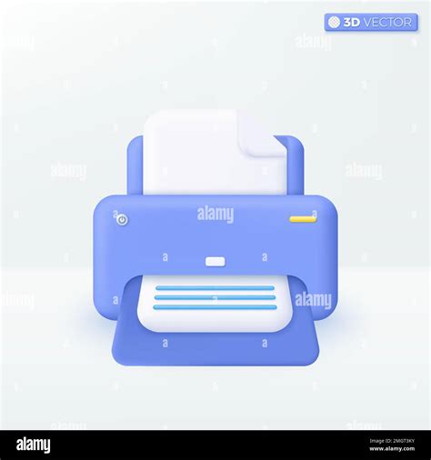 3d Printer Paper Icon Symbol Education Report Small And Medium