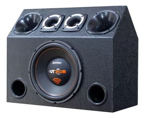 Caixa Carro Som Automotivo Trio Subwoofer 12 Pol Bomber Frete grátis