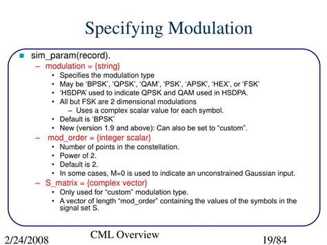 PPT A Guided Tour Of CML The Coded Modulation Library PowerPoint Presentation ID 4328505