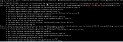 An Error Is Reported When The Hive Sample Program Is Running After The Domain Name Of A Cluster