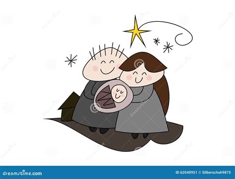 Nativity Christmas Story Birth Of Jesus Royalty Free Illustration
