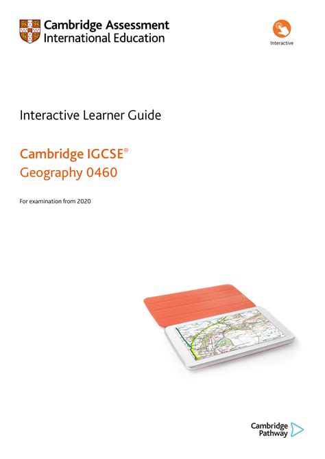 434881 Learner Guide For Cambridge Igcse Geography 0460 For Examination From 2020 1