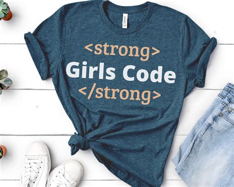 Girls Who Code Tshirt Code Like A Girl Female Coder T Etsy